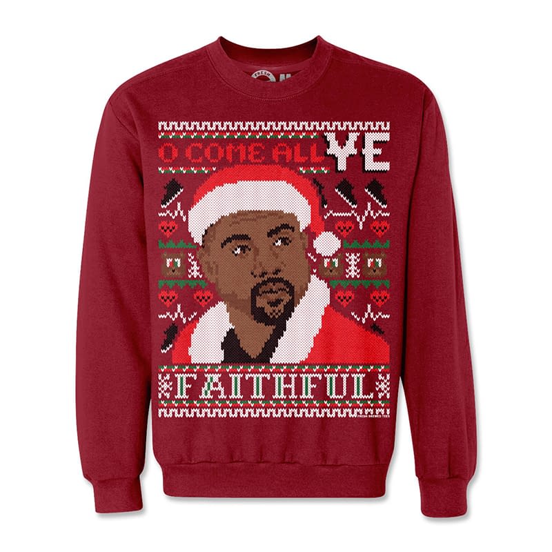 12 Hip-Hop Themed Ugly Christmas Sweaters